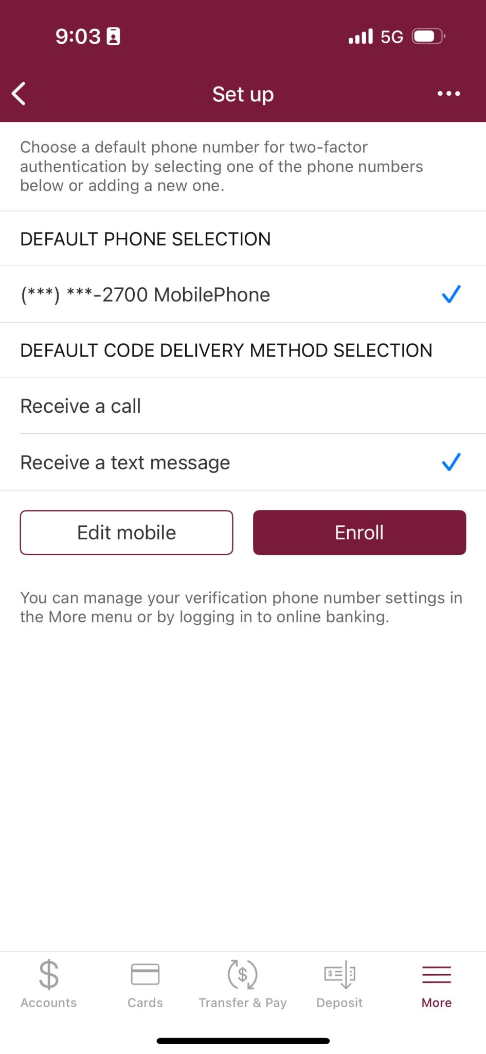 How to enroll in Enhanced MFA | First National Bank Alaska